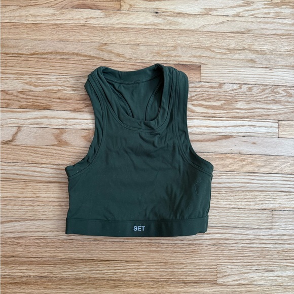 SET Active | Tops | Set Active Sport Body Womens Green Crop Top | Poshmark
